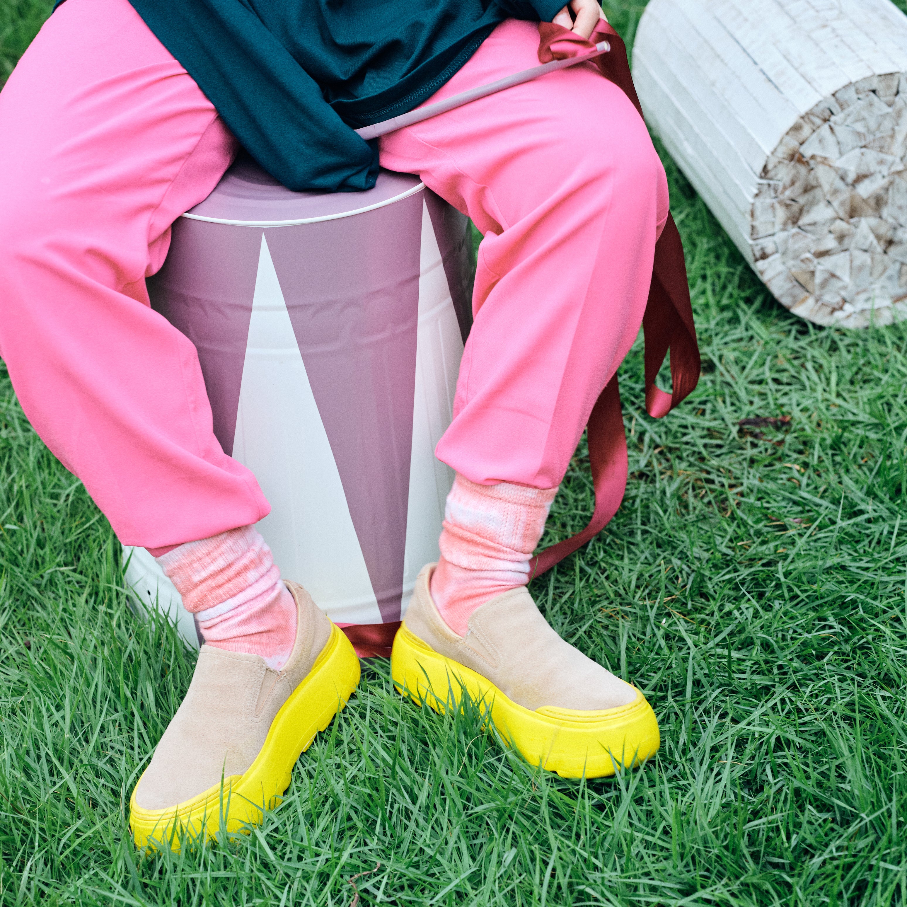 HINATA MADE タイダイリブソックス Pink×_Red【申込期間：7月17日23時59分まで】 – FANY MALL