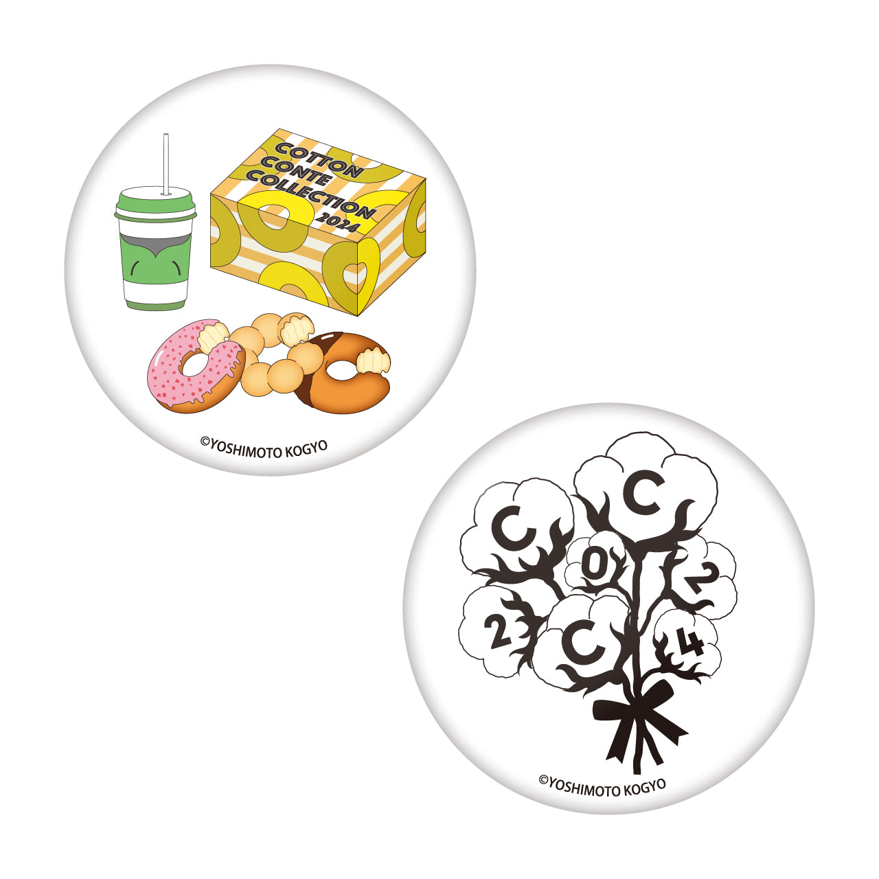 【Cotton Conte Collection2024】缶バッジセット – FANY Mall