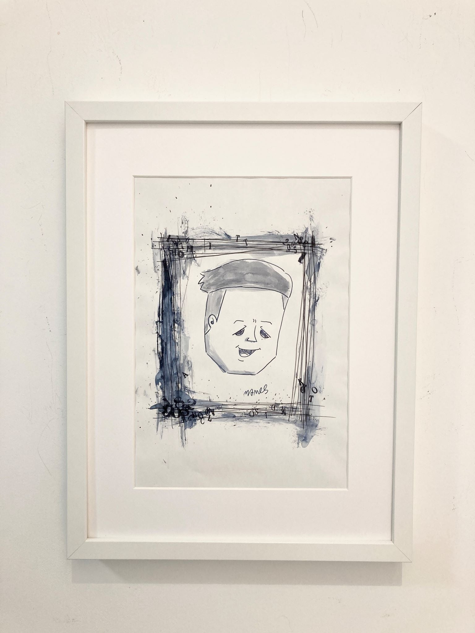 【ヨシモトマメズ】ドローイング作品 チョコレートプラネット 長田庄平 – FANY Mall